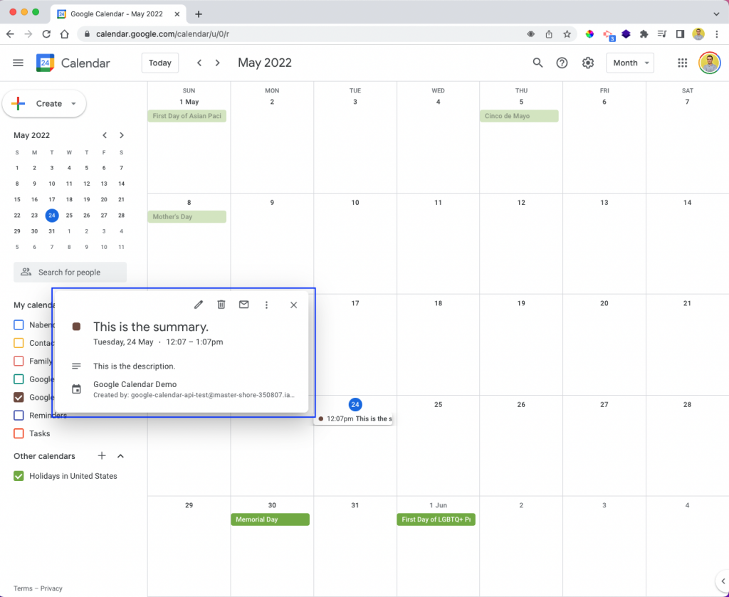 A Guide To Events In The Google Calendar API